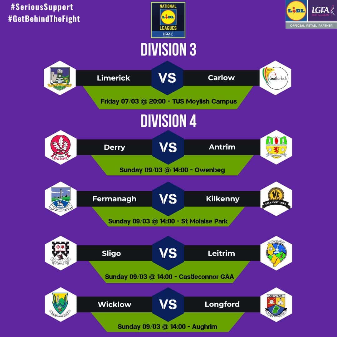 LGFA weekend previews... all the line-ups, match times, venues and ...