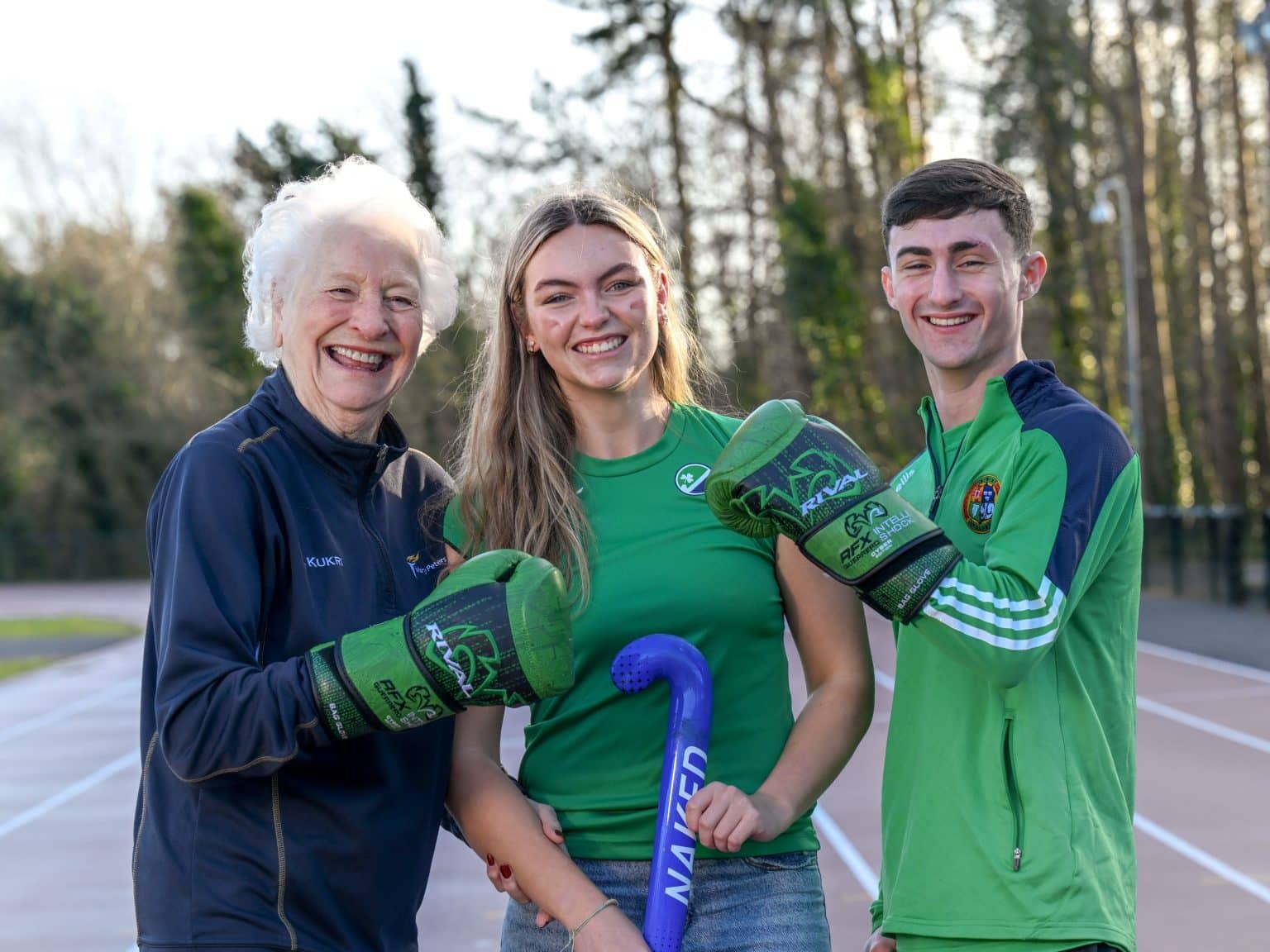 Mid-Ulster hockey goalkeeper Lola Henderson and North Belfast boxer ...