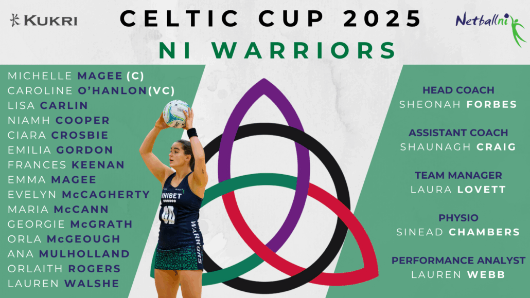 Michelle Magee to captain NI Netball Warriors as squad announced for ...